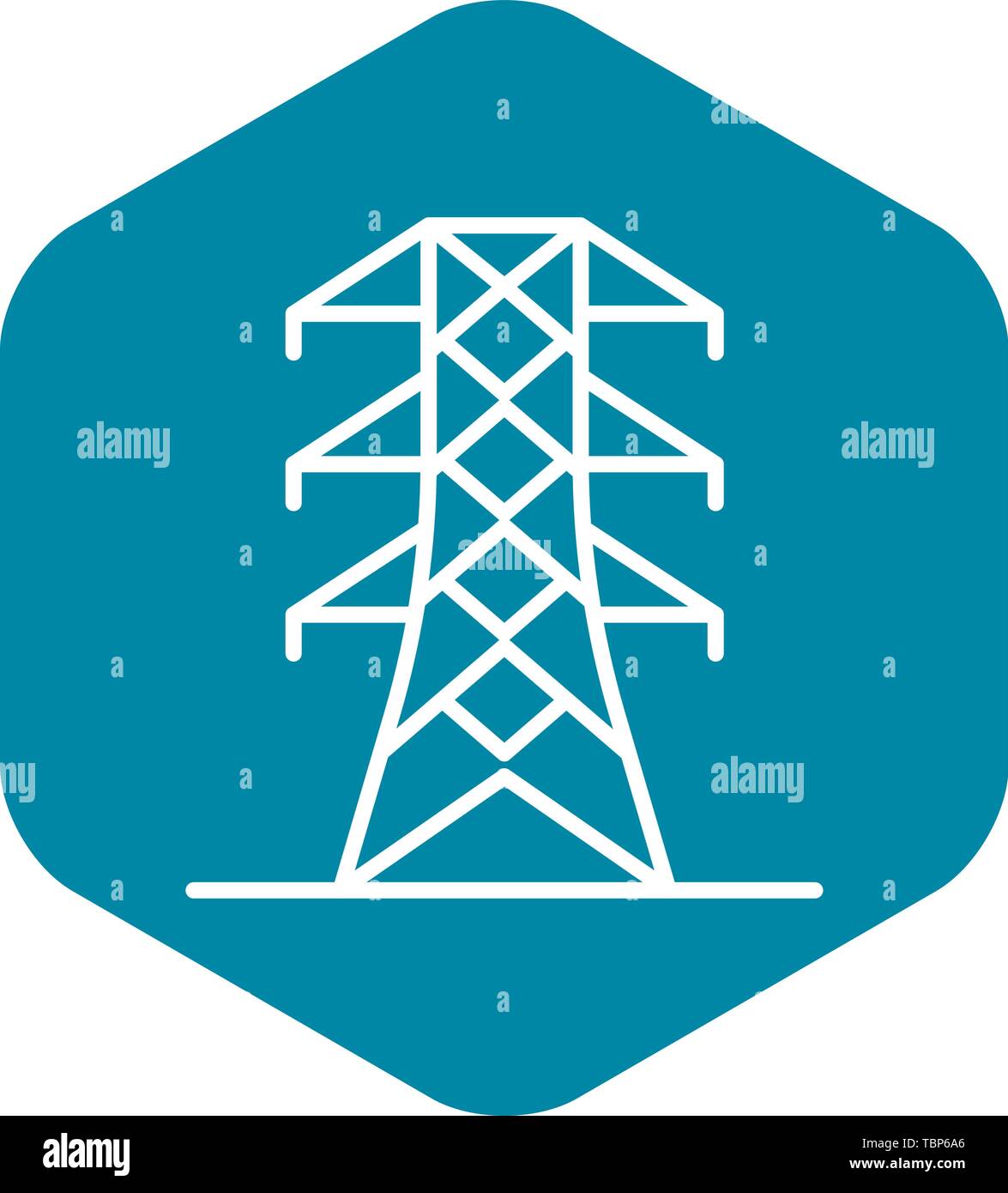 Power energy tower icon, outline style Stock Vector Image & Art - Alamy