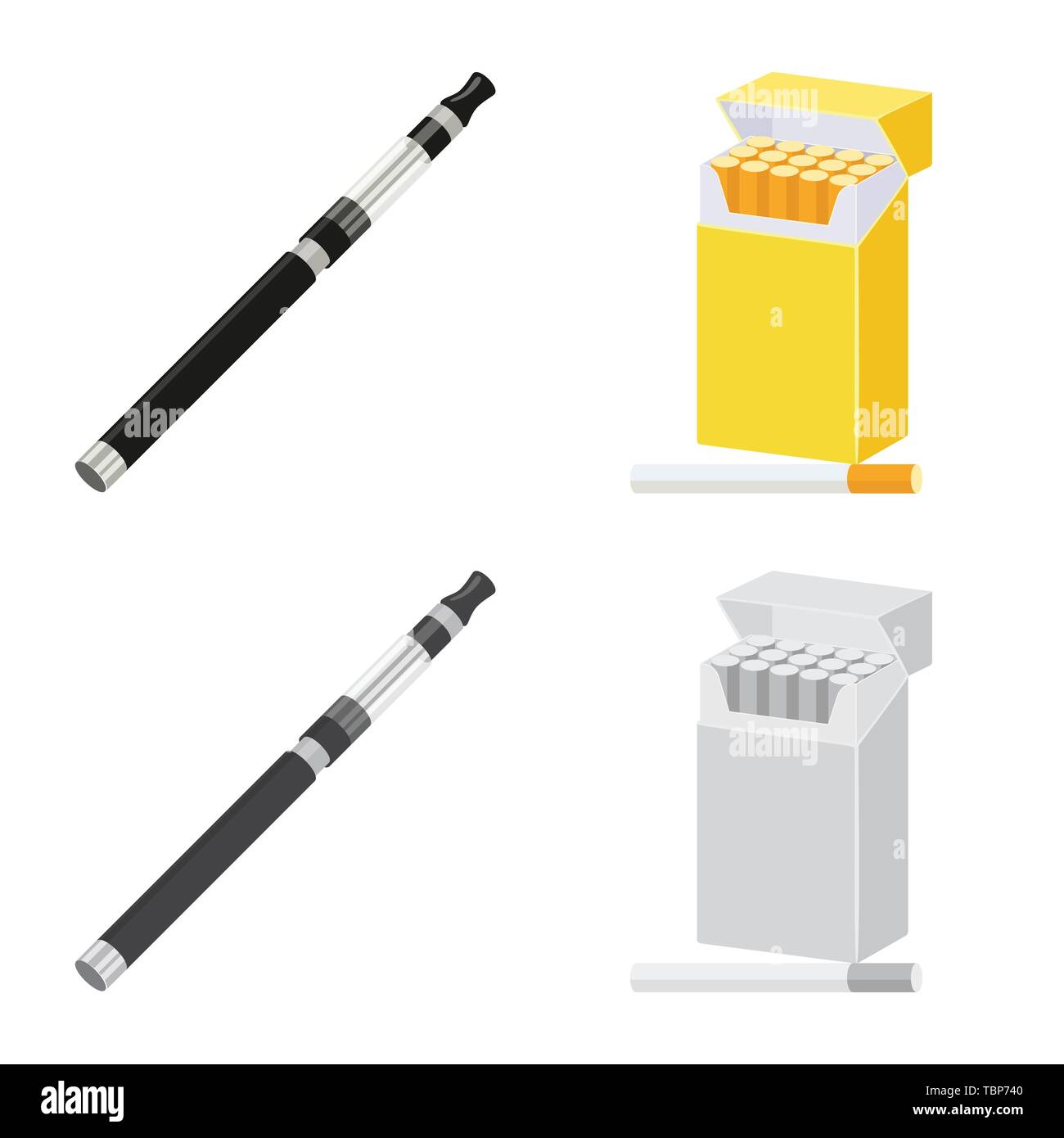 electronic,pack,filter,addiction,paper,box,vapor,flat,vaporizer,blank ...