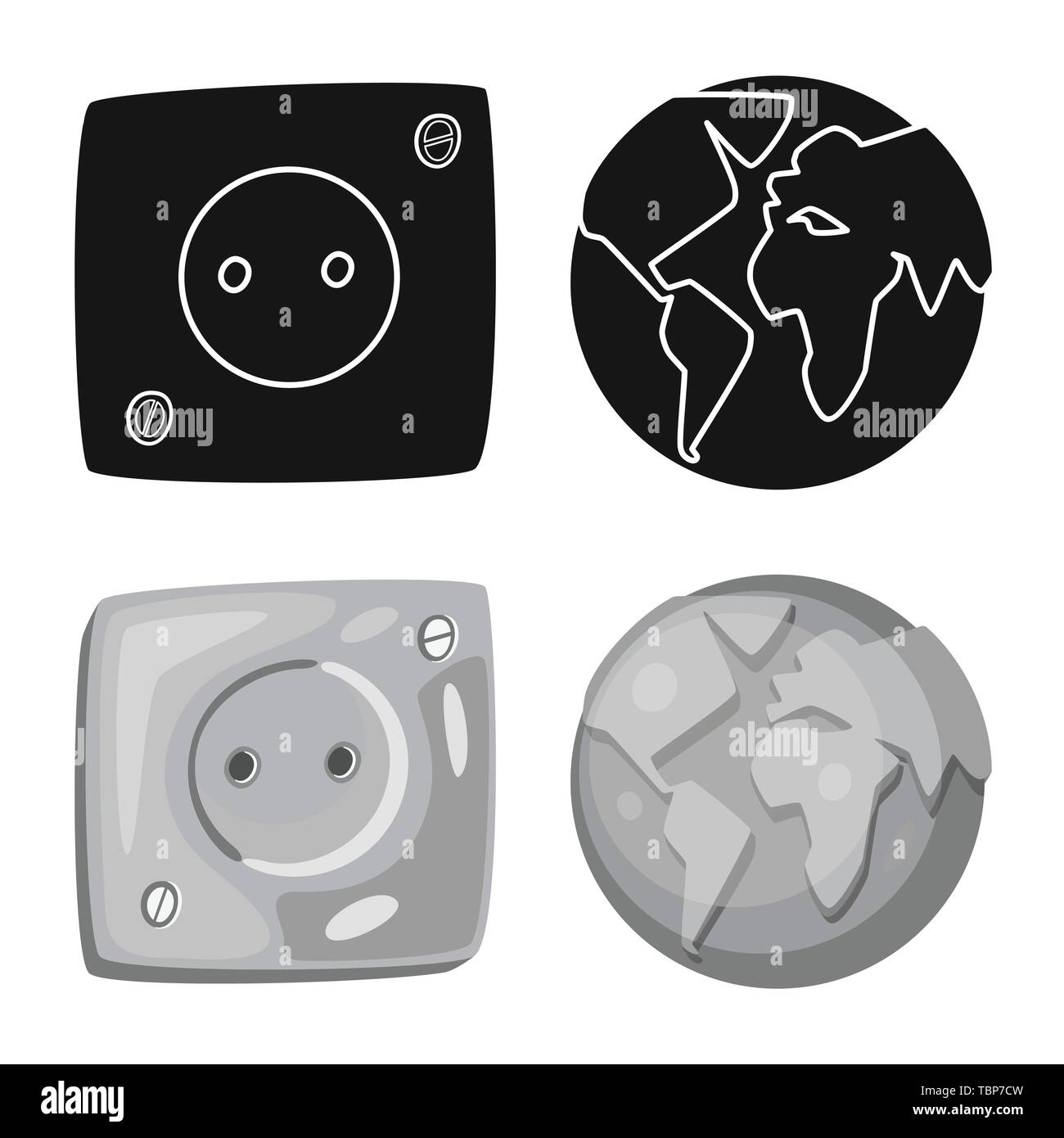 Vector design of innovation and technology symbol. Collection of ...