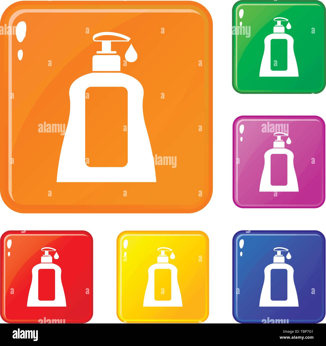 Body care lotion icons set vector color Stock Vector Image & Art - Alamy