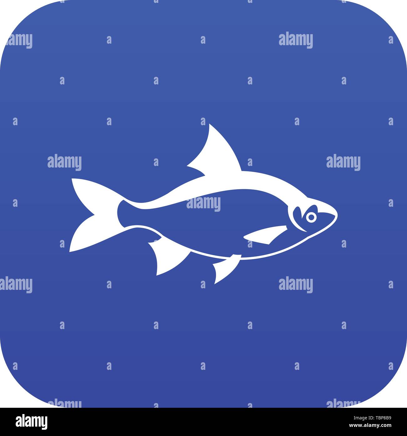 River fish icon digital blue Stock Vector Image & Art - Alamy