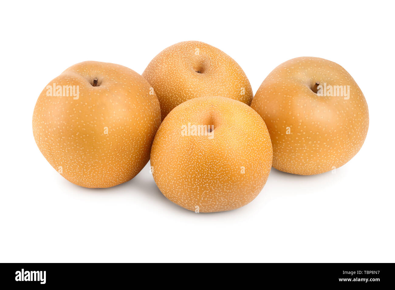 Fresh asian pear isolated on white background Stock Photo - Alamy