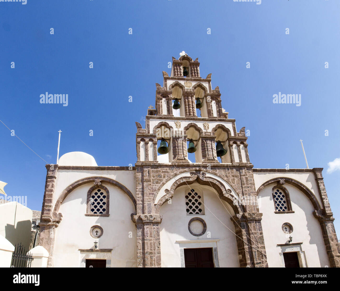 Santorini, Greece: typical Greek mill Stock Photo - Alamy