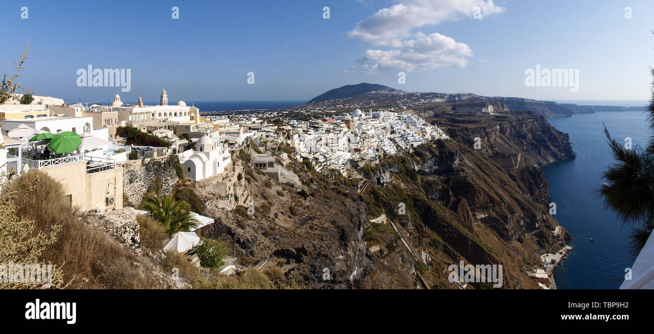 Santorini panoramic 2017 hi-res stock photography and images - Alamy