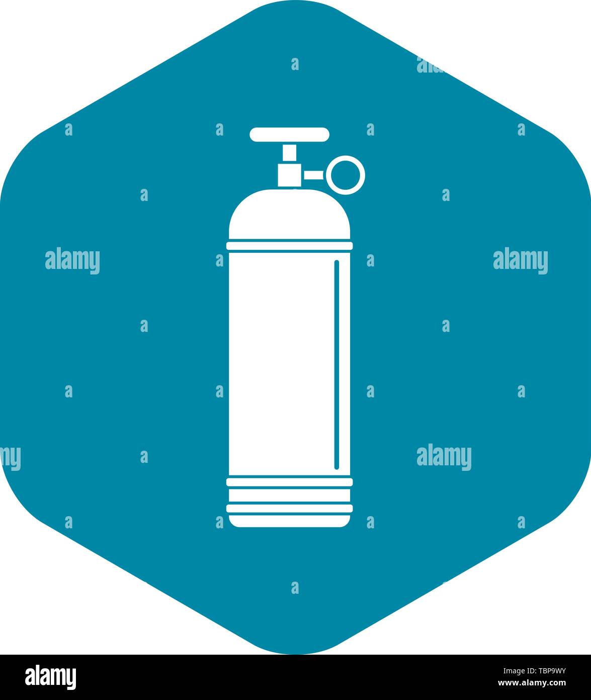 Compressed gas container icon simple Stock Vector Image & Art - Alamy