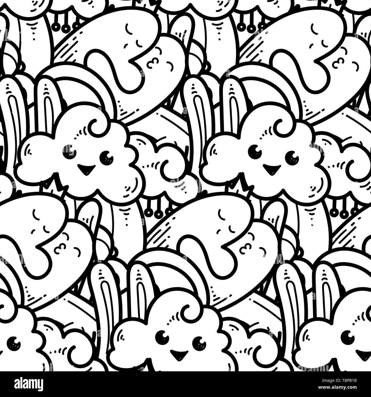 Cute cartoon monsters hi-res stock photography and images - Alamy