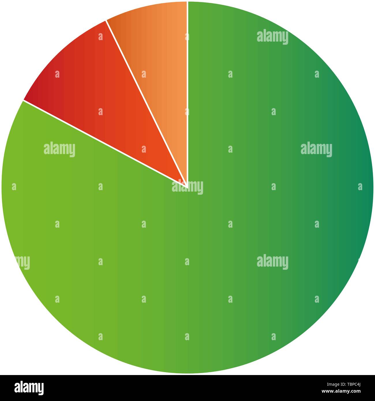 Color Diagram Chart vector illustration Stock Vector Image & Art - Alamy