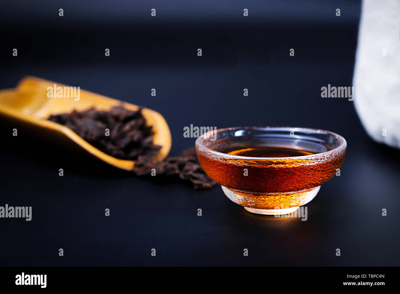 Pu'er Tuo tea green tangerine tea Stock Photo - Alamy