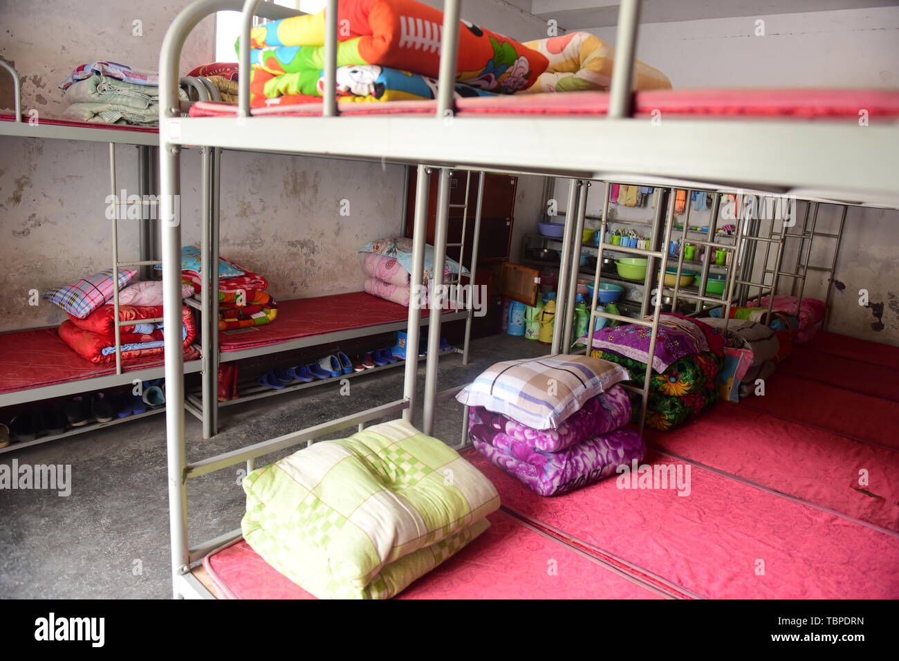 Rural primary school dormitory Stock Photo - Alamy