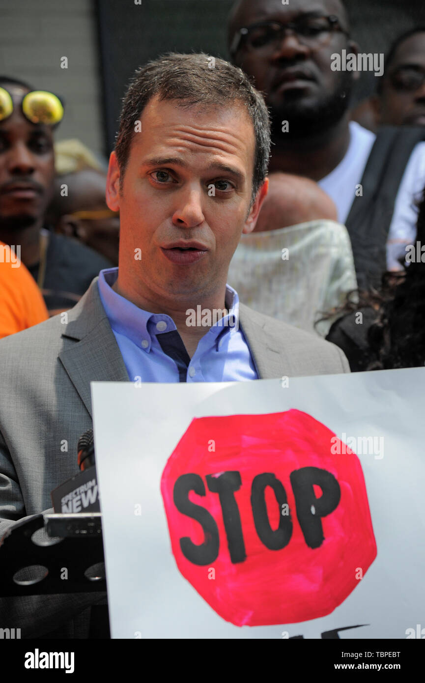 NEW YORK, NY - JUNE 01: Assemblyman Dan Quart speaks at the 2019 Peace ...
