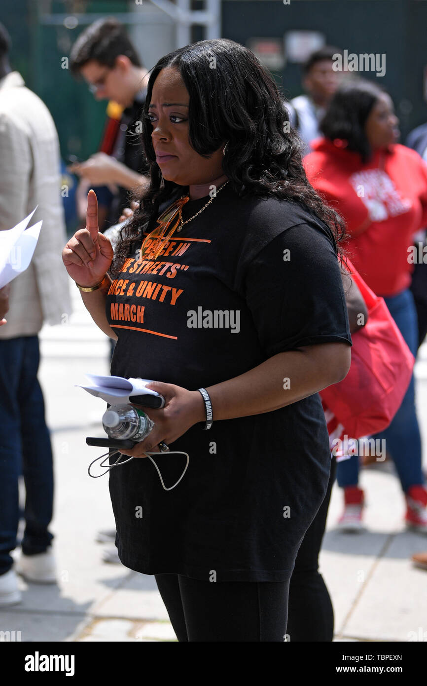 NEW YORK, NY - JUNE 01: Ashley Sharpton attends the 2019 Peace In The ...