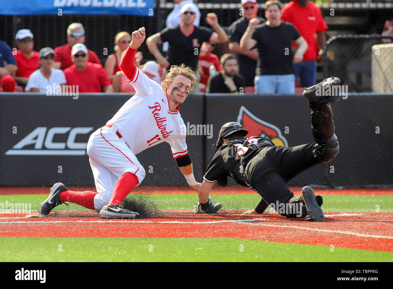 Louisville, Kentucky, USA. June 1, 2019: Illinois State's Joe Butler ...