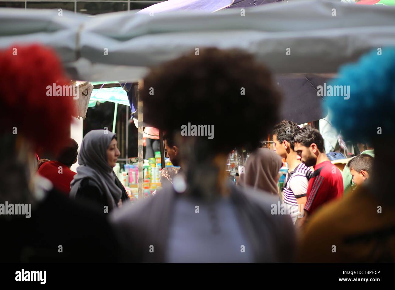 Gaza City, The Gaza Strip, Palestine. 2nd June, 2019. Palestinian at ...