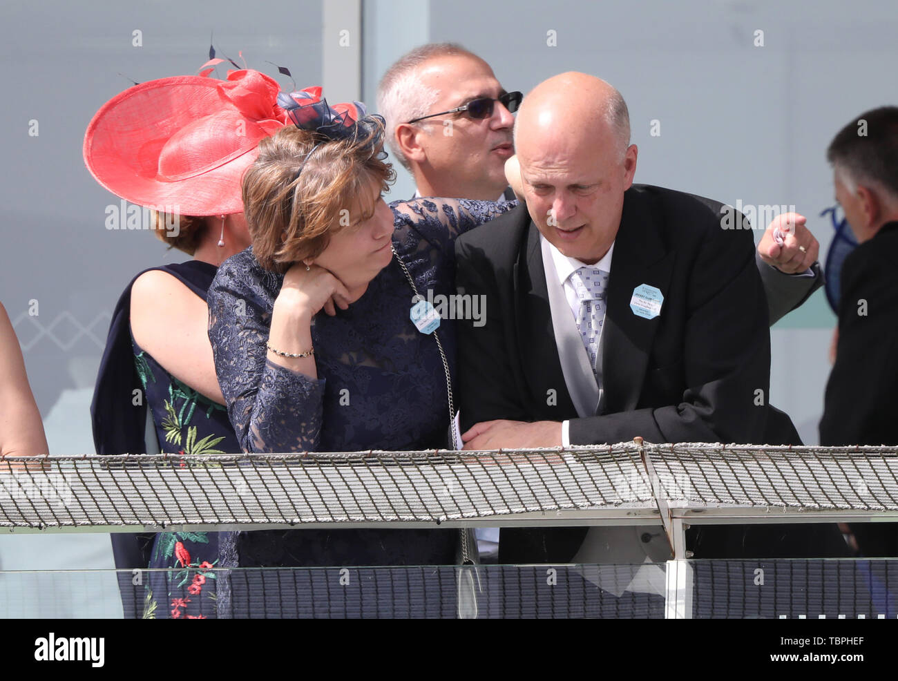 Chris Grayling (Transport minister) and his wife Susan Clare Dillistone ...