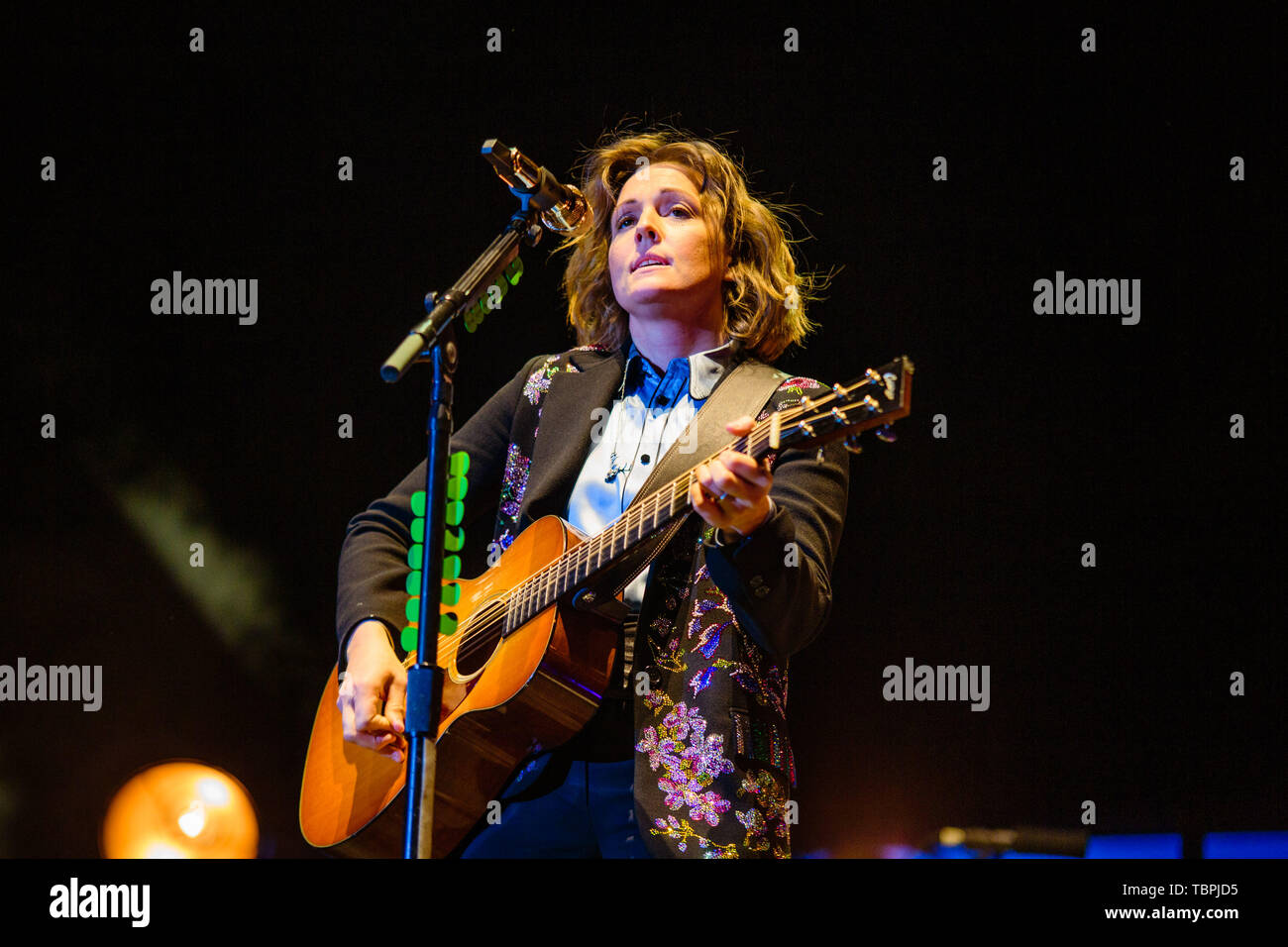 George, WA -June 01, 2019 : Singer Brandi Carlile performs to a sold ...