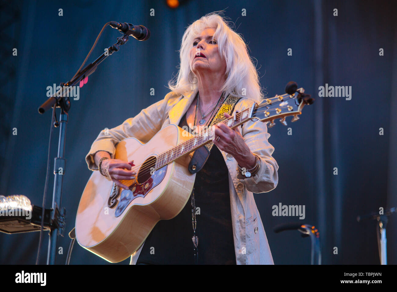 George, WA -June 01, 2019 : Singer Emmylou Harris performs to a sold ...