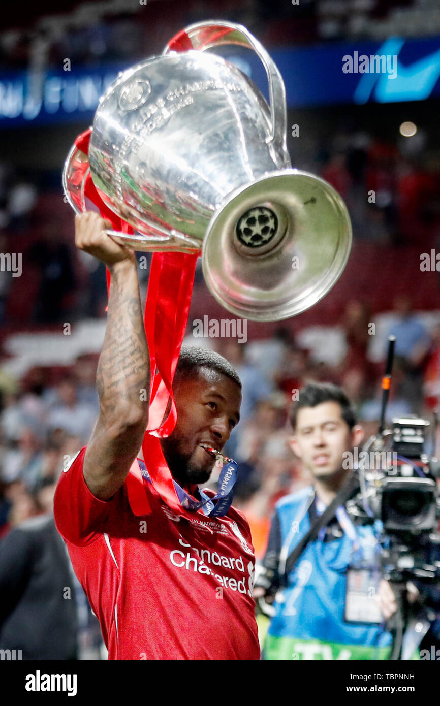 Madrid, Spain. 01st June, 2019. MADRID, 01-06-2019, Wanda Metropolitano ...