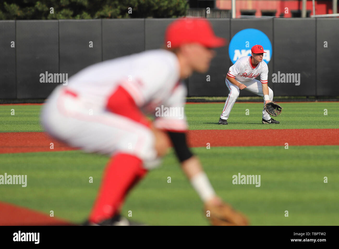 Louisville, KY, USA. 2nd June, 2019. Illinois State 2B Derek Parola ...