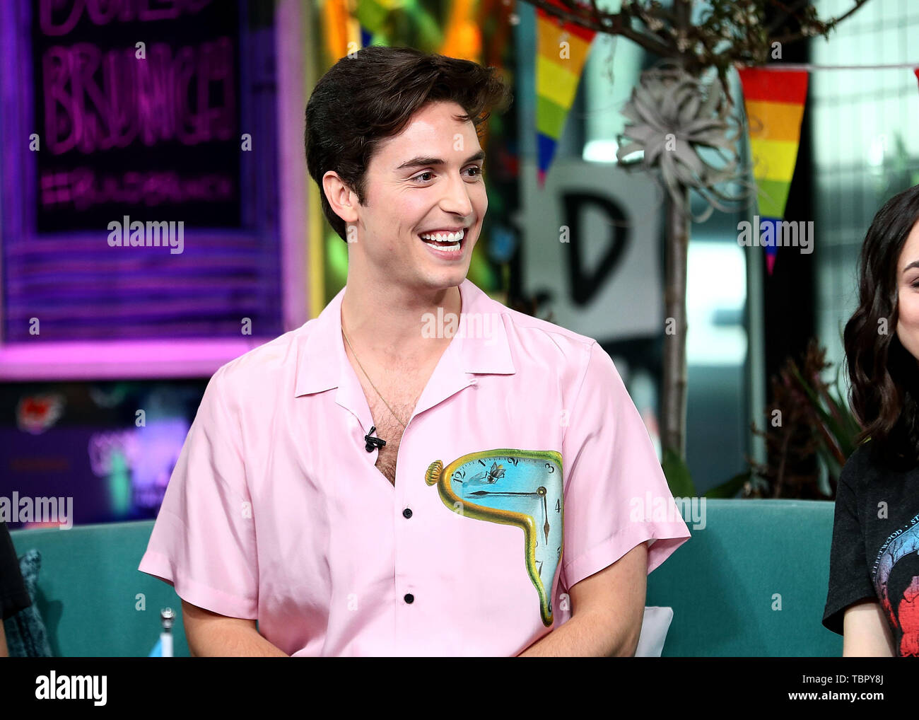 New York, USA. 3 June, 2019. Benito Skinner at the BUILD Brunch Show at ...