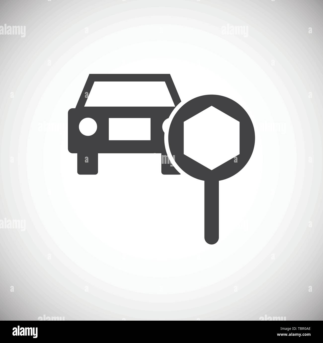 Service related icon on background for graphic and web design. Simple ...