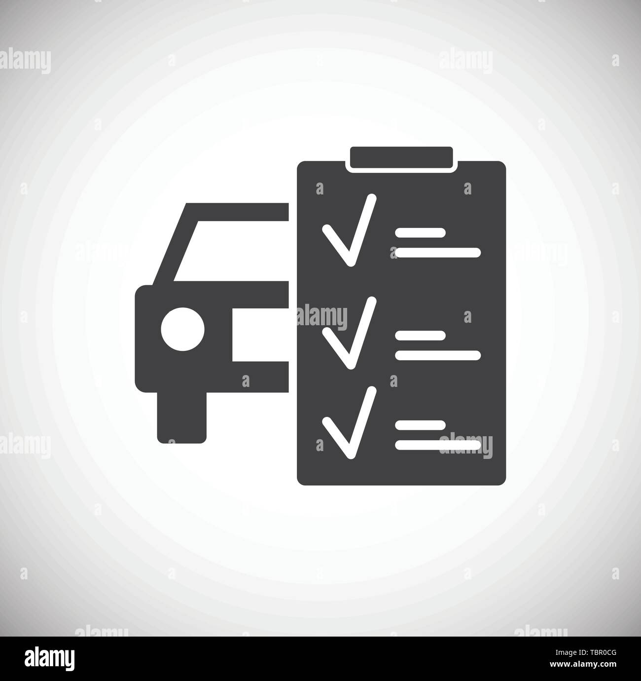 Service related icon on background for graphic and web design. Simple ...