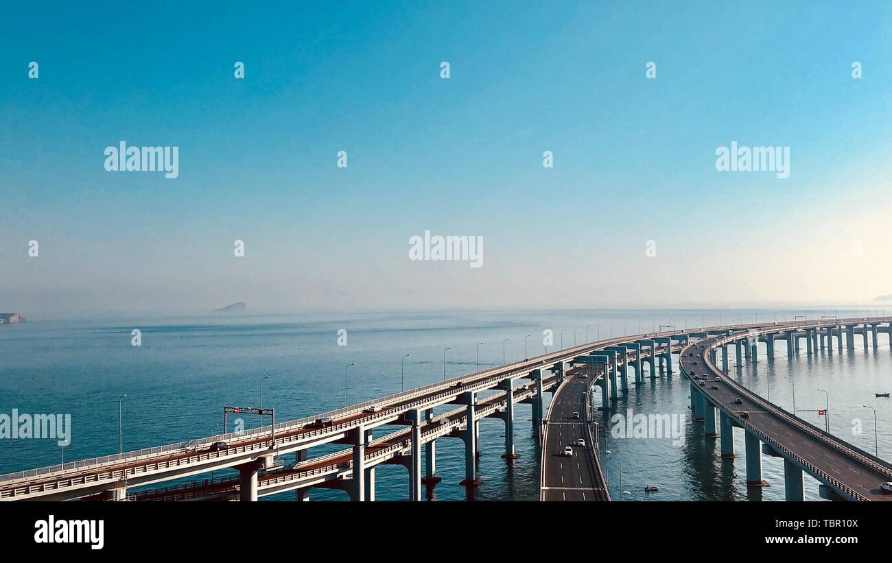Dalian cross sea bridge hi-res stock photography and images - Alamy