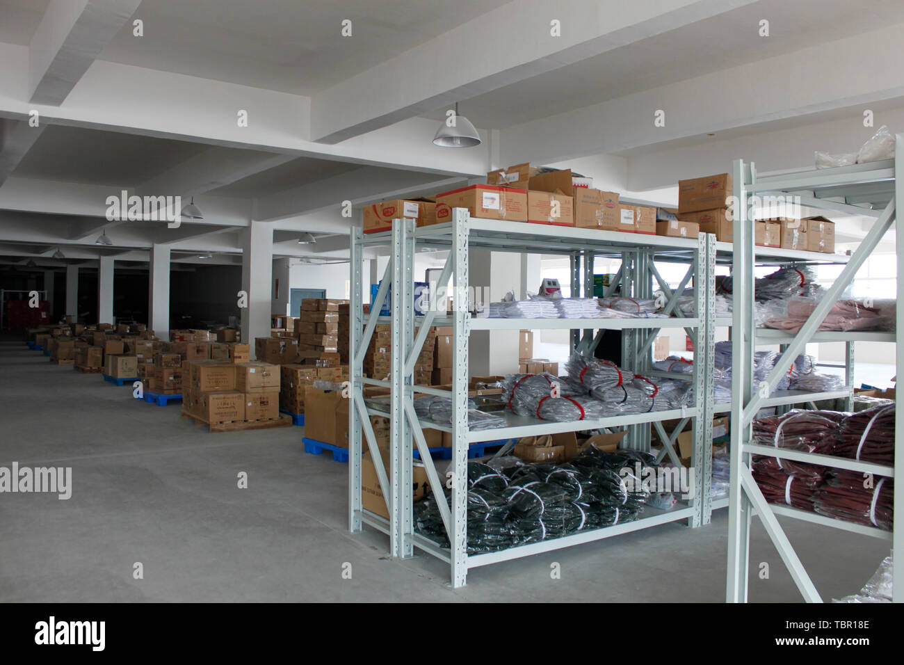 Food raw materials warehouse Stock Photo - Alamy