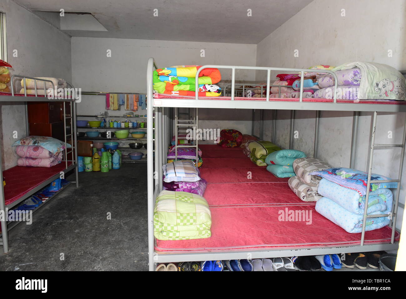 Rural primary school dormitory Stock Photo - Alamy