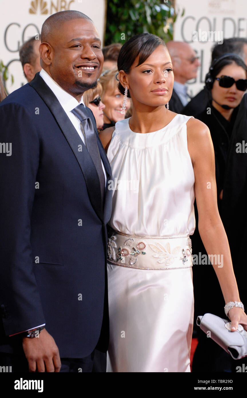 LOS ANGELES, CA. January 15, 2007: FOREST WHITAKER & wife KEISHA at the ...