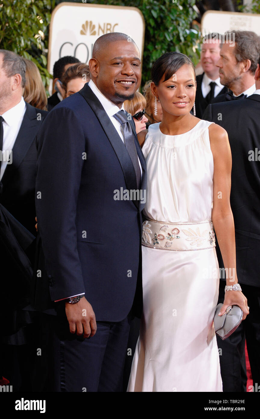LOS ANGELES, CA. January 15, 2007: FOREST WHITAKER & wife KEISHA at the ...