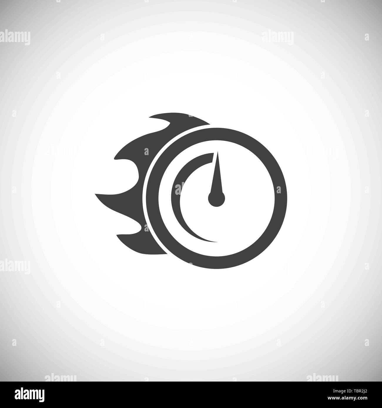 Performance icon on background for graphic and web design. Simple ...