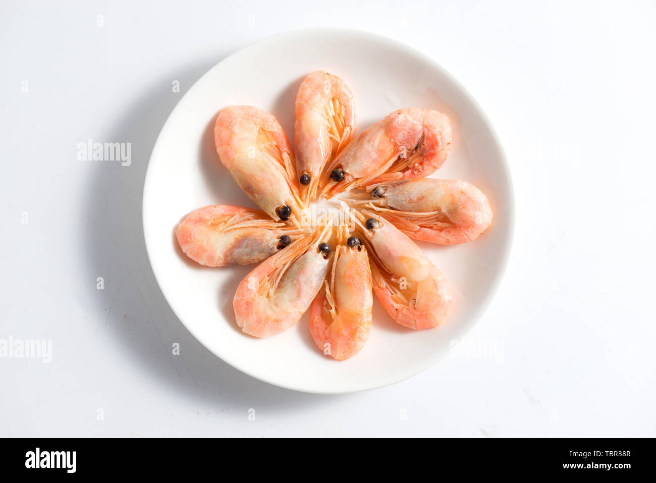 Seafood Arctic shrimp Stock Photo - Alamy