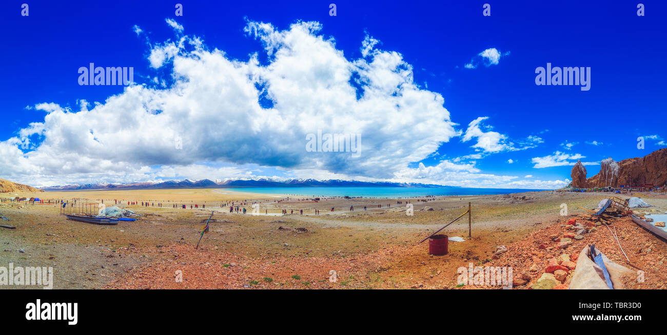 Lhasa island elevation panoramic scenery hi-res stock photography and ...