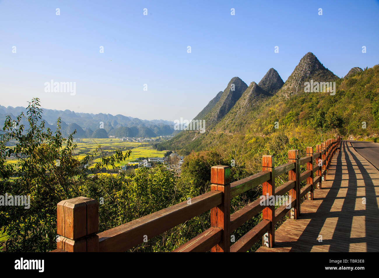 Spring color of Wanfeng forest in Xingyi, Guizhou Stock Photo - Alamy