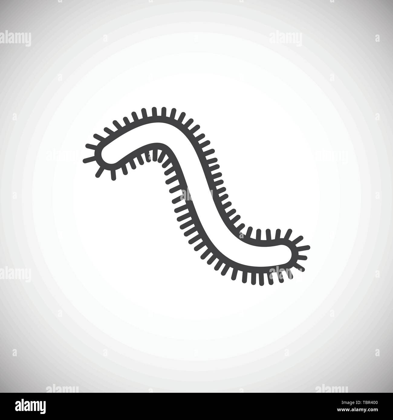Microbe icon on background for graphic and web design. Simple ...