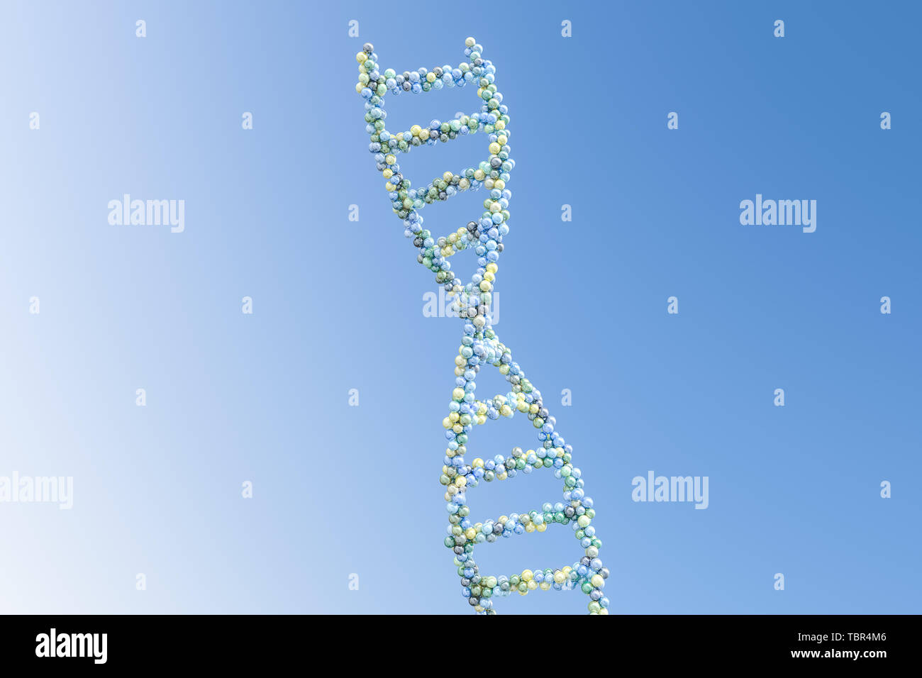 Spherical spiral DNA, three-dimensional rendering Stock Photo - Alamy