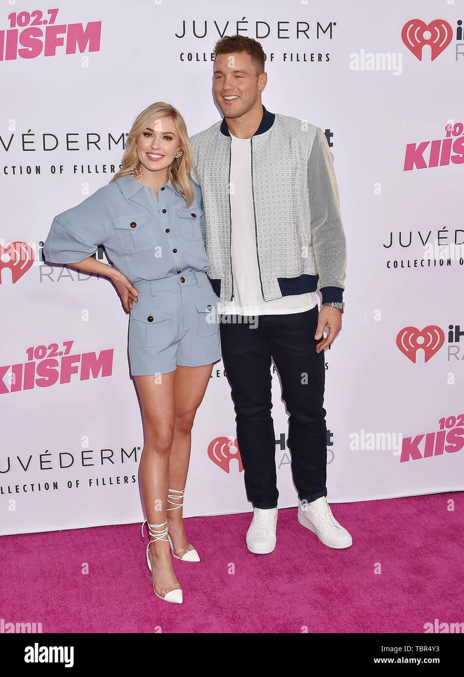 CARSON, CA - JUNE 01: Cassie Randolph (L) and Colton Underwood attend ...