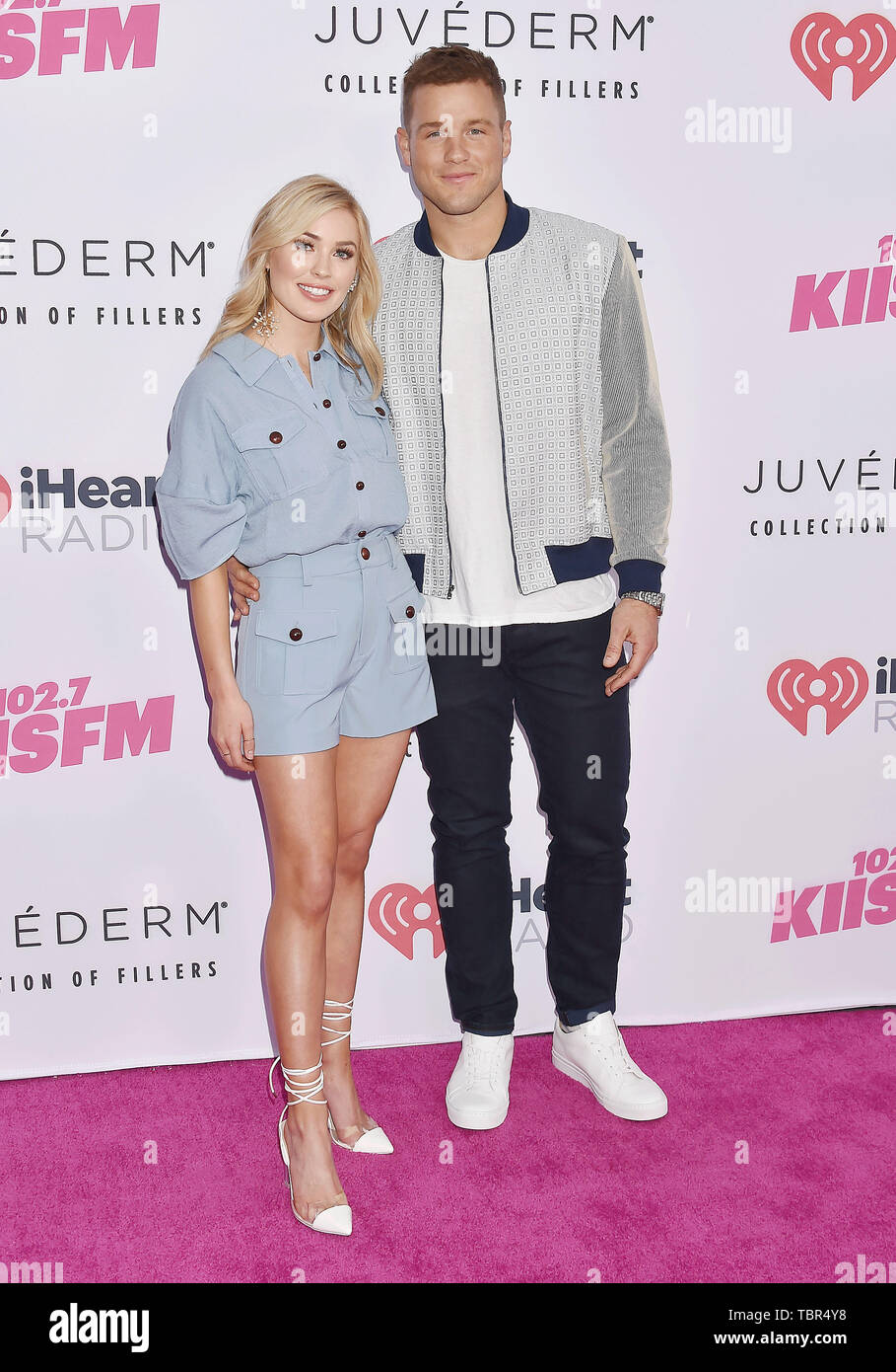 CARSON, CA - JUNE 01: Cassie Randolph (L) and Colton Underwood attend ...