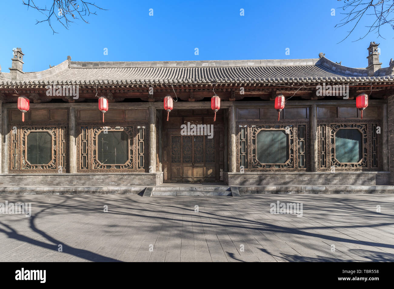 Ming dynasty buildings in the ming and qing dynasties hi-res stock ...