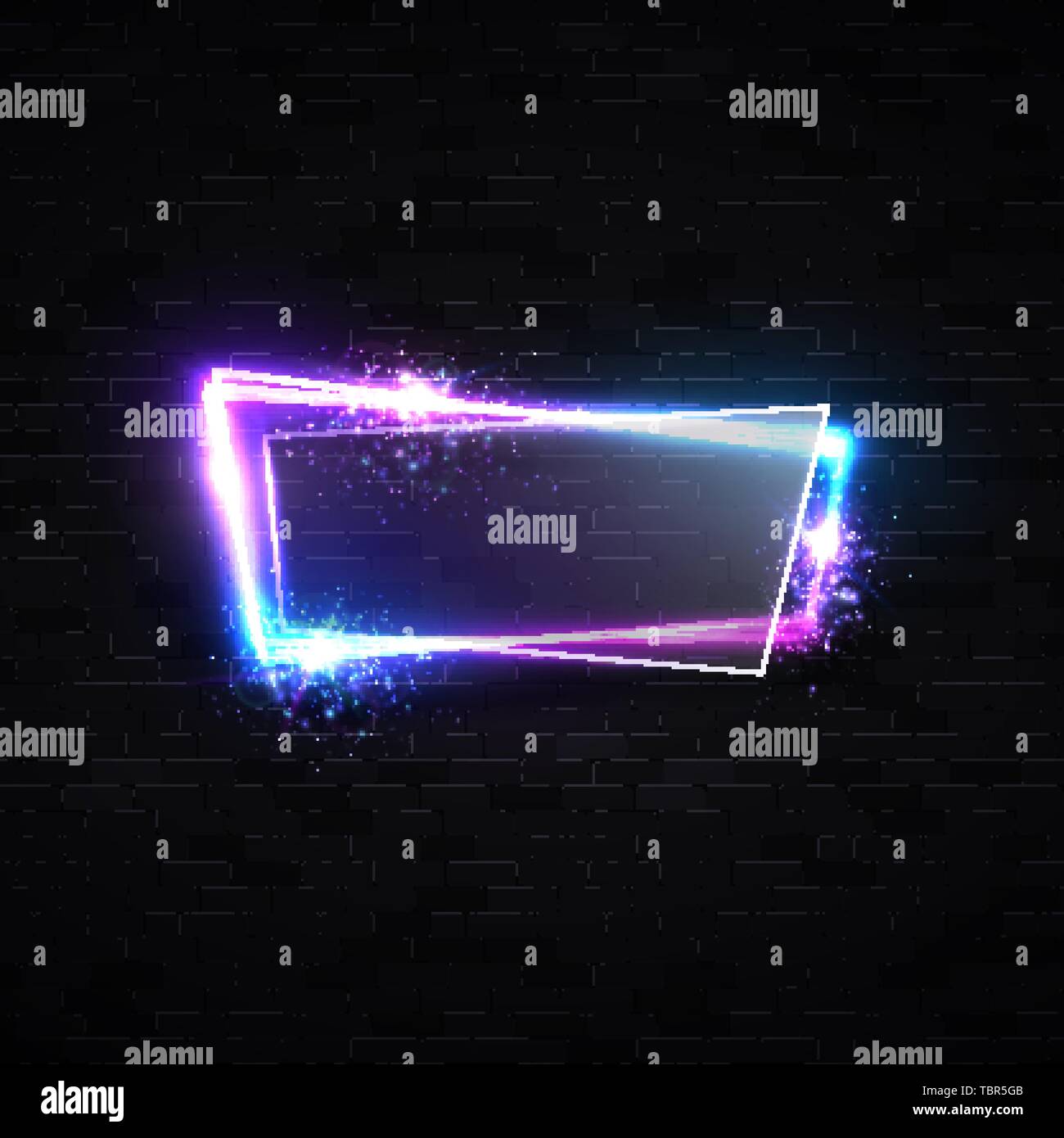 Purple neon sign vintage Stock Vector Images - Alamy
