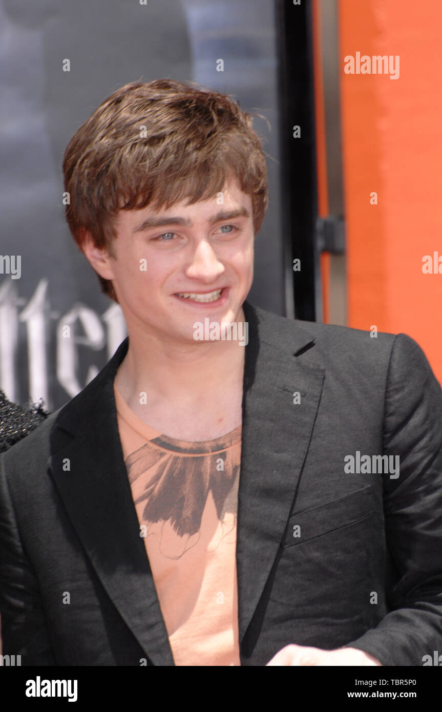 LOS ANGELES, CA. July 09, 2007: "Harry Potter" star Daniel Radcliffe at ...