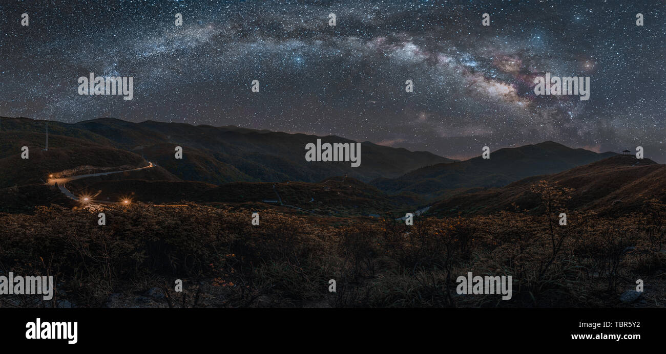 galactic arch bridge Stock Photo - Alamy