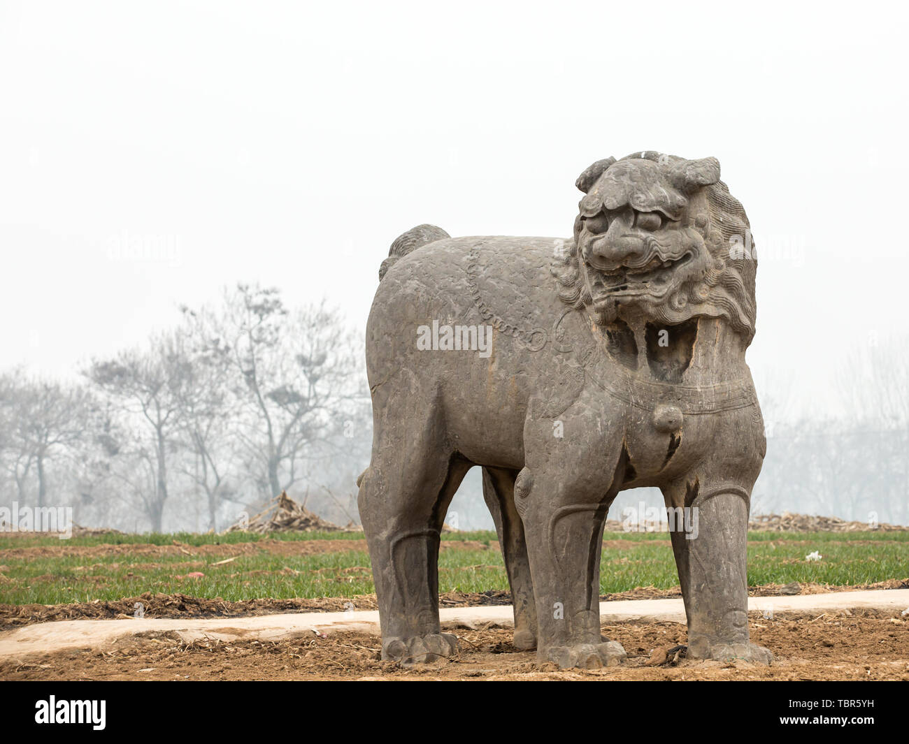 Stone statue of Song Ling Stock Photo - Alamy