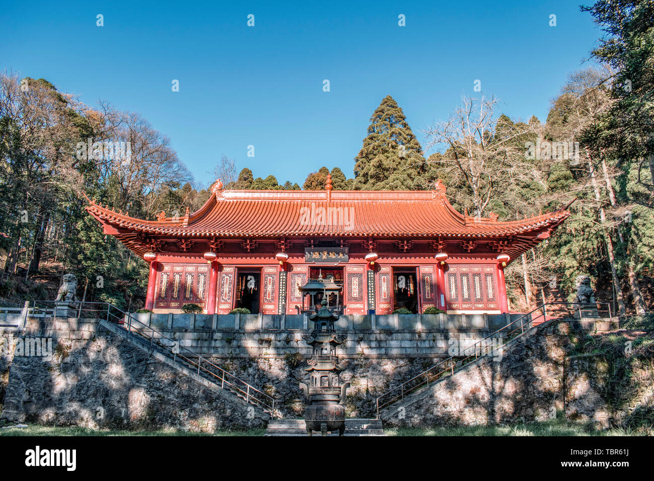 Lushan Falls and Ruqin Lake Stock Photo - Alamy