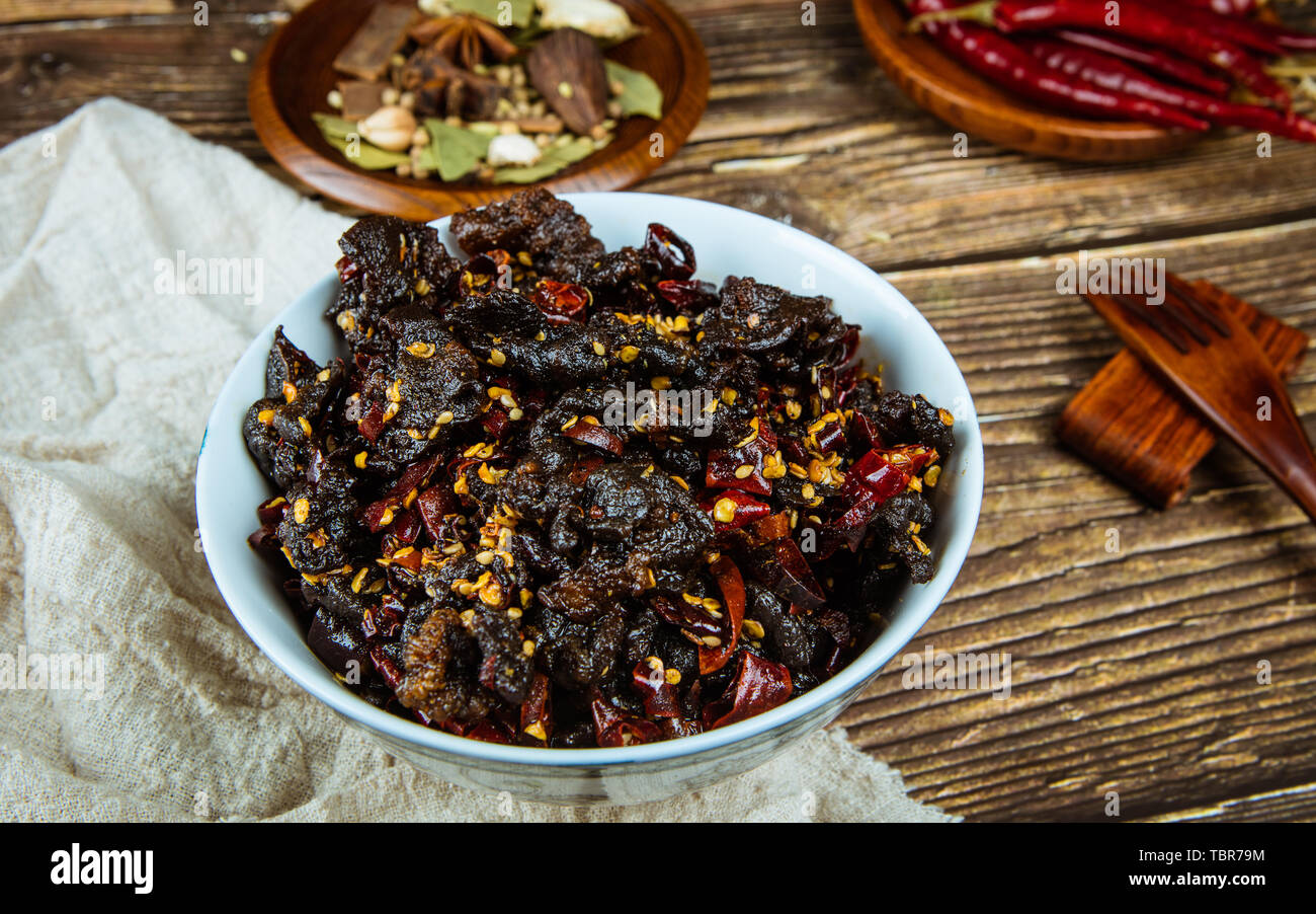 Delicious beef jerky deep hi-res stock photography and images - Alamy