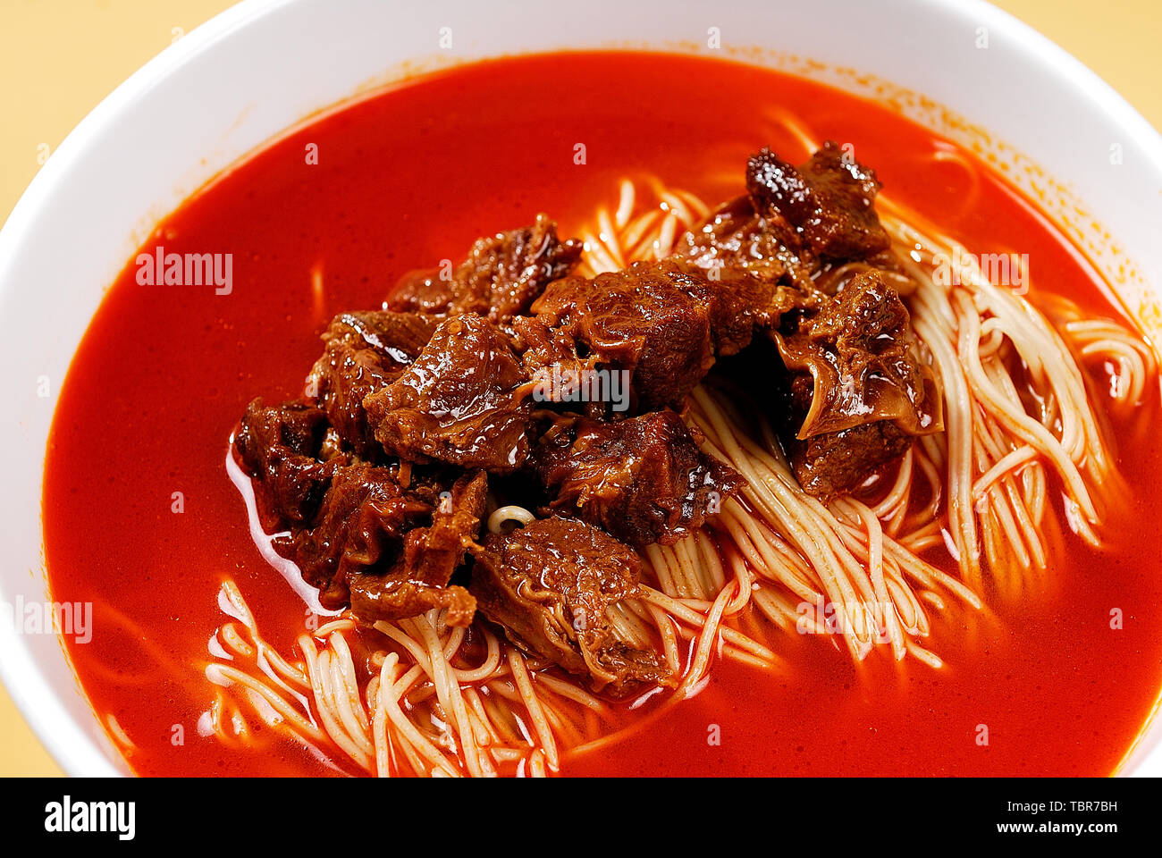 Tomato cow noodles Stock Photo - Alamy