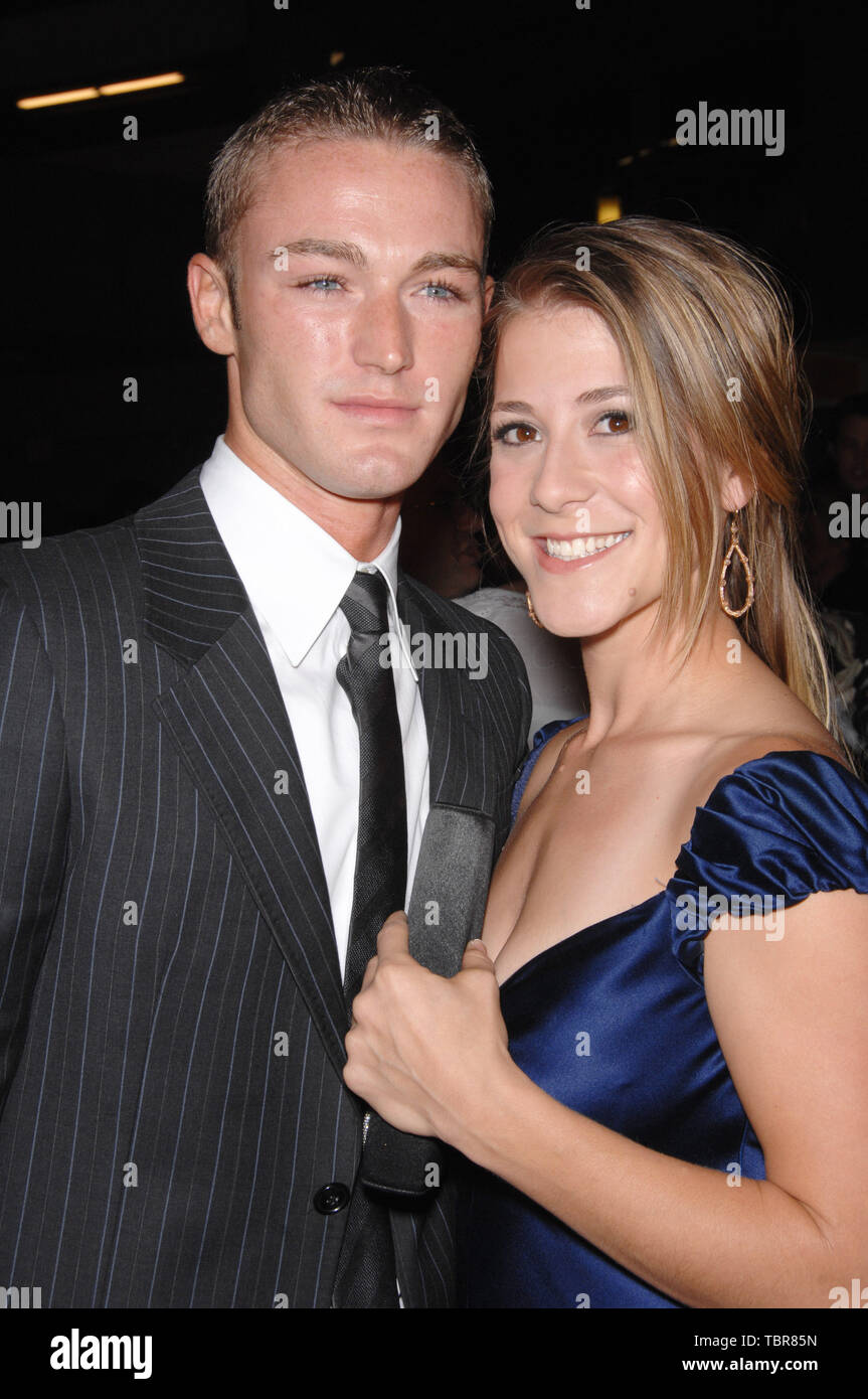 LOS ANGELES, CA. September 14, 2007: Jake McLaughlin & date at the Los ...
