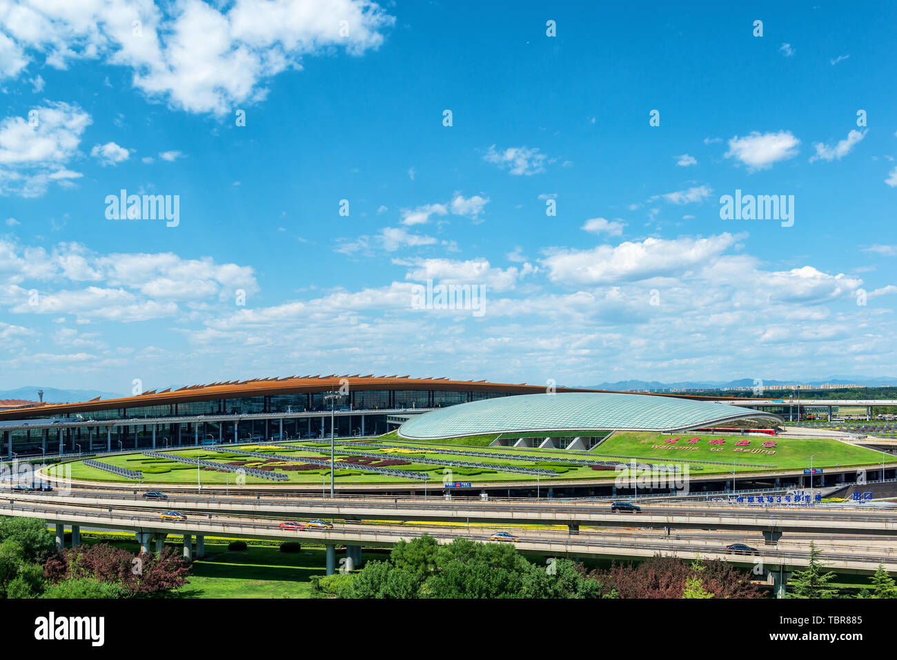 Beijing Capital International Airport Terminal T3 Stock Photo - Alamy