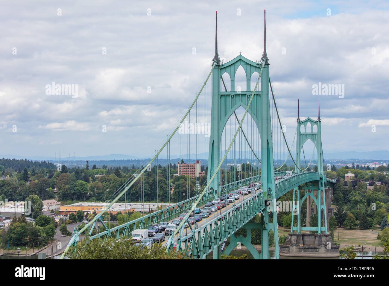 St john suspension bridge hi-res stock photography and images - Alamy