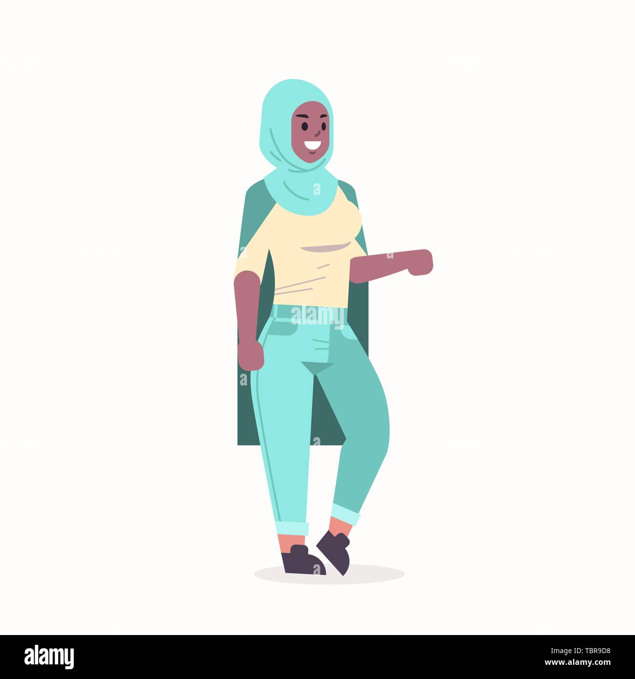 arabic woman in hijab african muslim girl wearing headscarf traditional ...